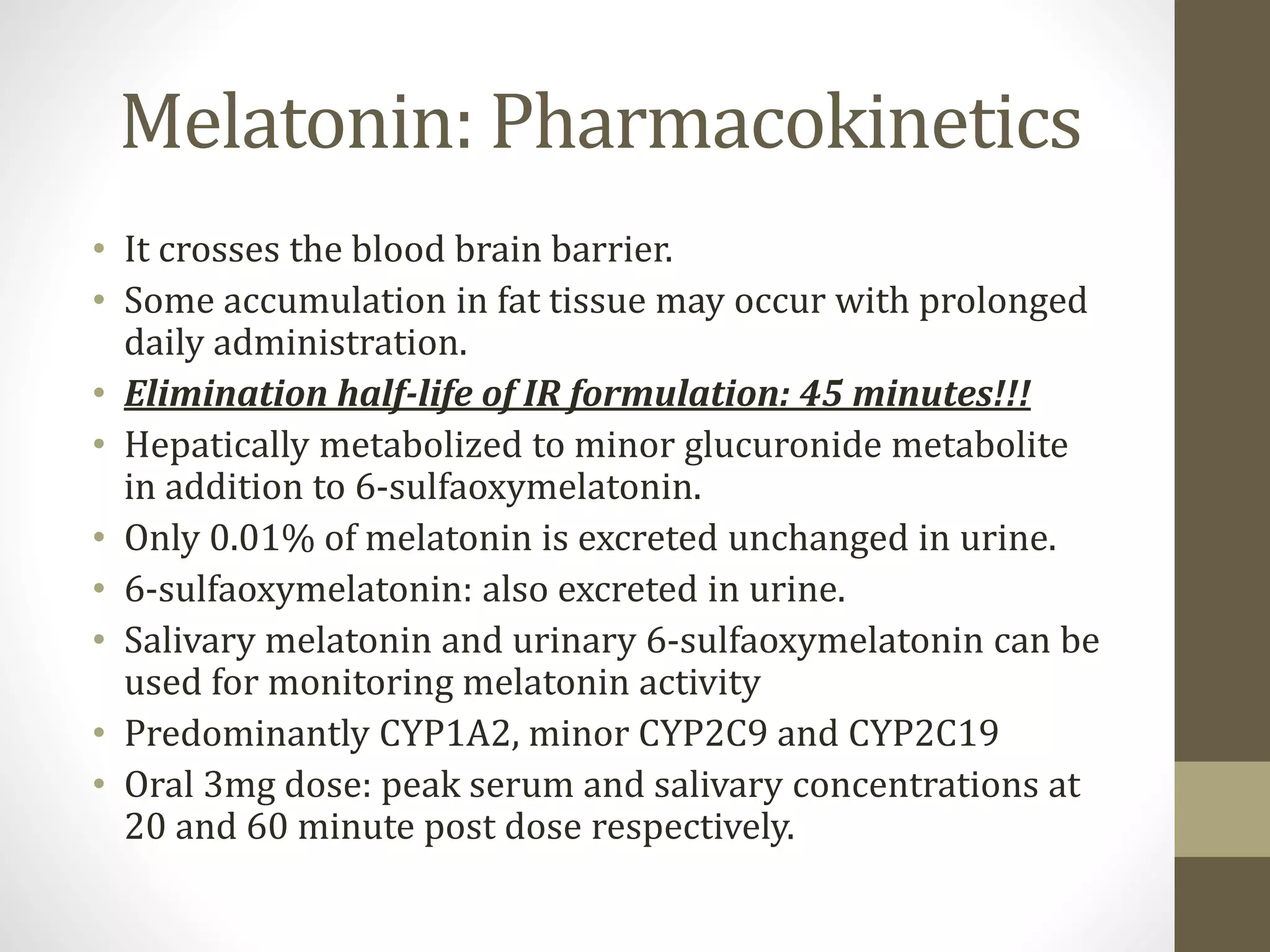 Melatonin | PPTX