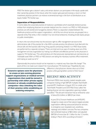 MH Whitepaper_Physician Groups_FINAL-February 2017 | PDF