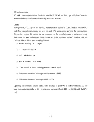 IIT ropar_CUDA_Report_Ankita Dewan | PDF