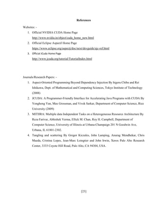 IIT ropar_CUDA_Report_Ankita Dewan | PDF