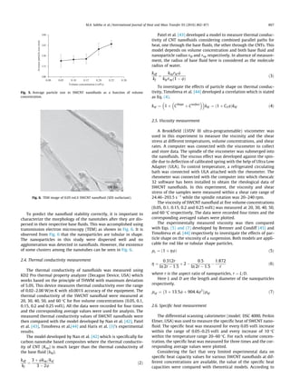 Experimental investigation on thermo physical properties of single ...
