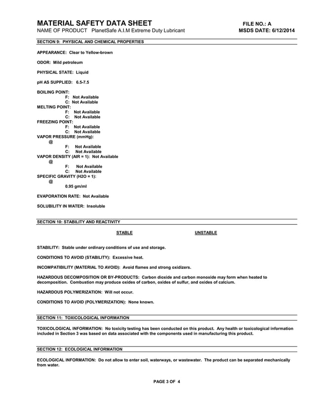 PlanetSafe-AIM-MSDS-6-12-2014 | PDF