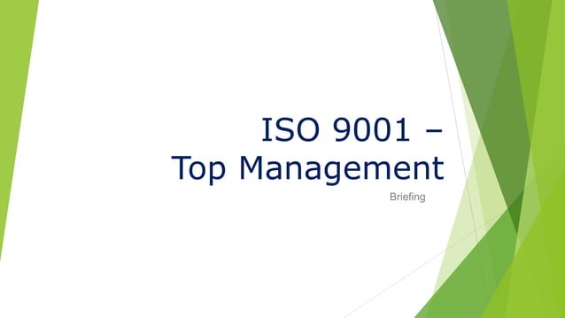 JMC - Why ISO | PPT