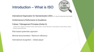 JMC - Why ISO | PPT