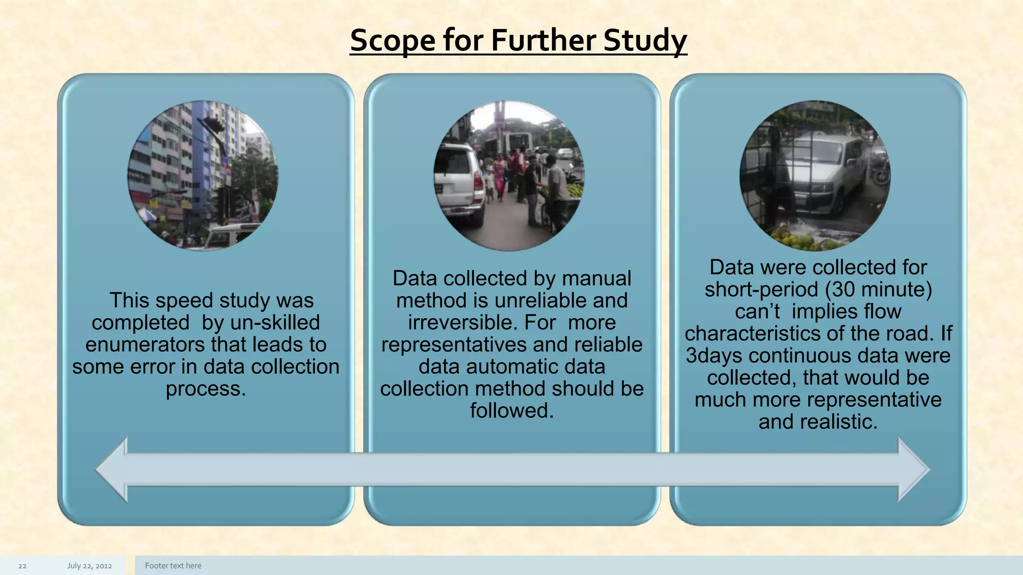 Traffic speed study | PPTX