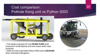 POTHOLE FIXING UNIT-1 | PPTX