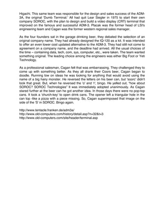 SOROC TECHNOLOGIES the name | PDF