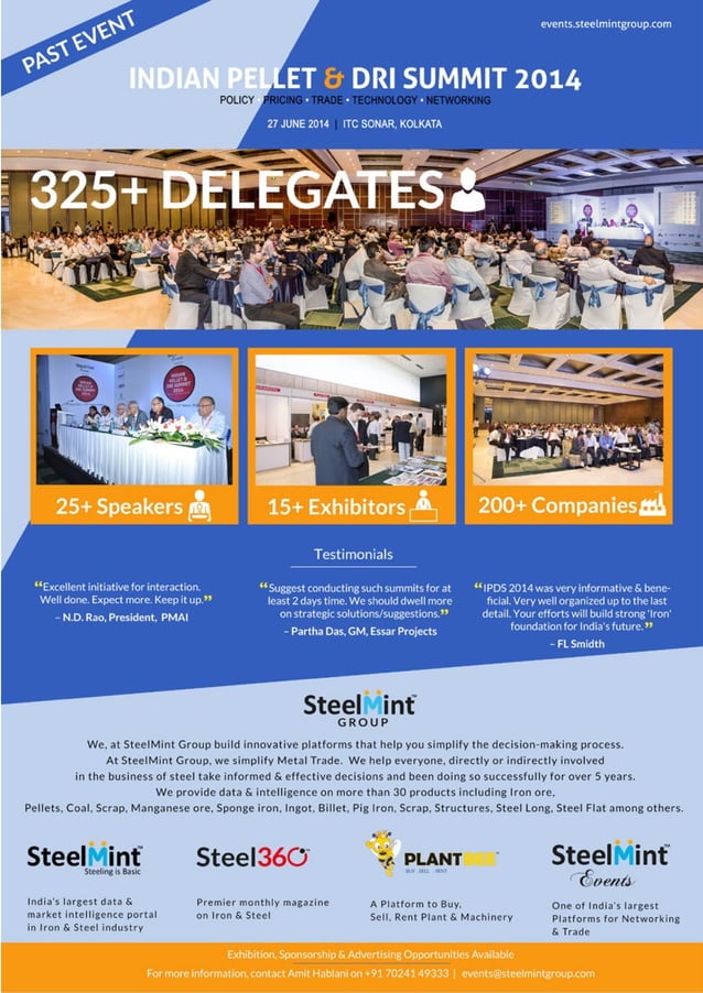 Indian_Ferrous_Scrap_and_Mill_Scale_Trade_Meet_Nov_2014 | PDF
