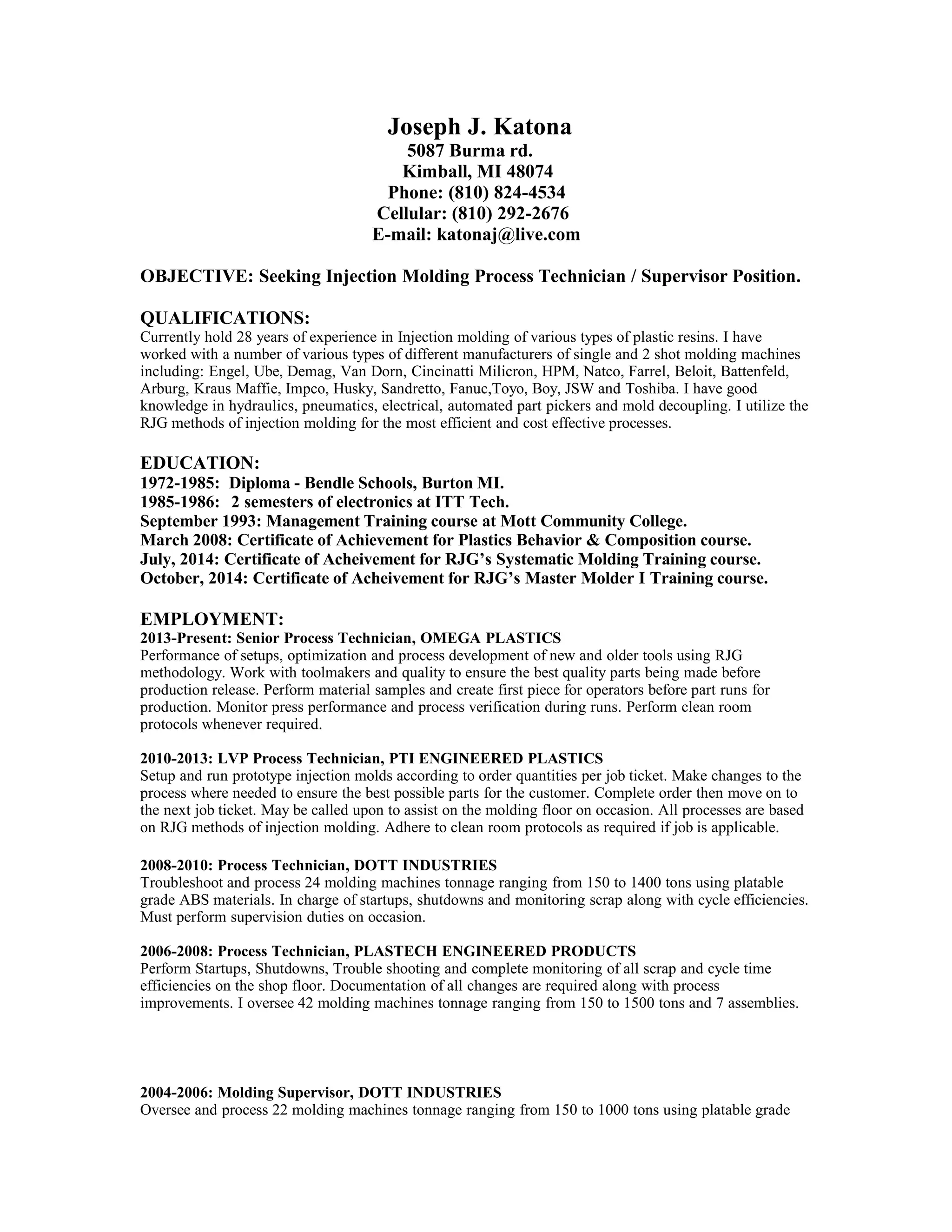 Resume | DOC