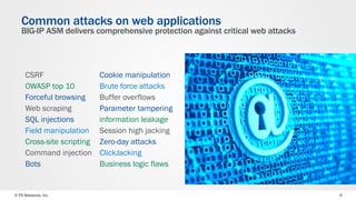 F5 Web Application Security | PDF