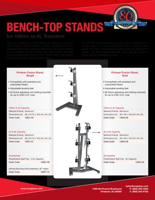 F1024R Bench Reactor Stand | PDF