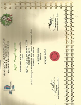 personal certificate | PDF