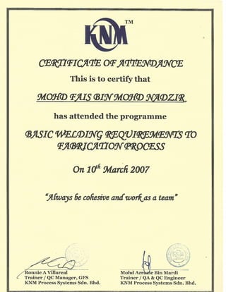 personal certificate | PDF