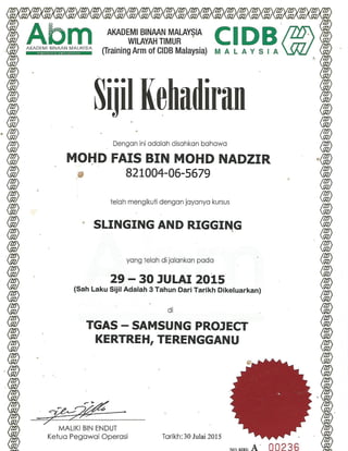 personal certificate | PDF