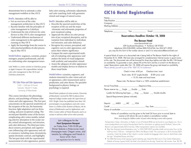 CIC 16 Preliminary Program | PPT