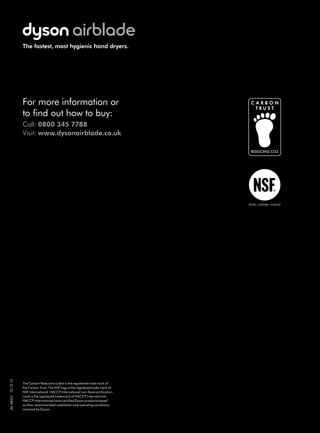 Dyson Airblade_Brochure | PDF