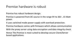 The Premise Platform | PDF | Computing | Technology & Computing