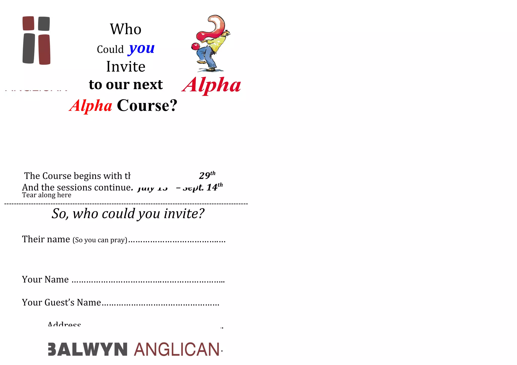 Alpha Invite | PPT