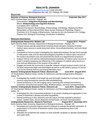 CV Ashlyn Johnson | PDF