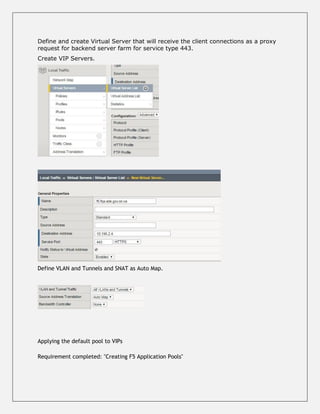 F5 BigIP LTM Initial, Build, Install and Licensing. | PDF