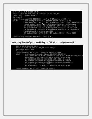 F5 BigIP LTM Initial, Build, Install and Licensing. | PDF
