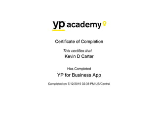 YP for Business App | PPT