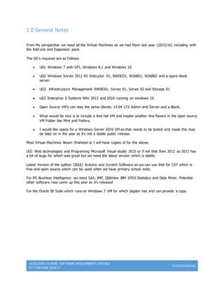 Software Requirments | PDF