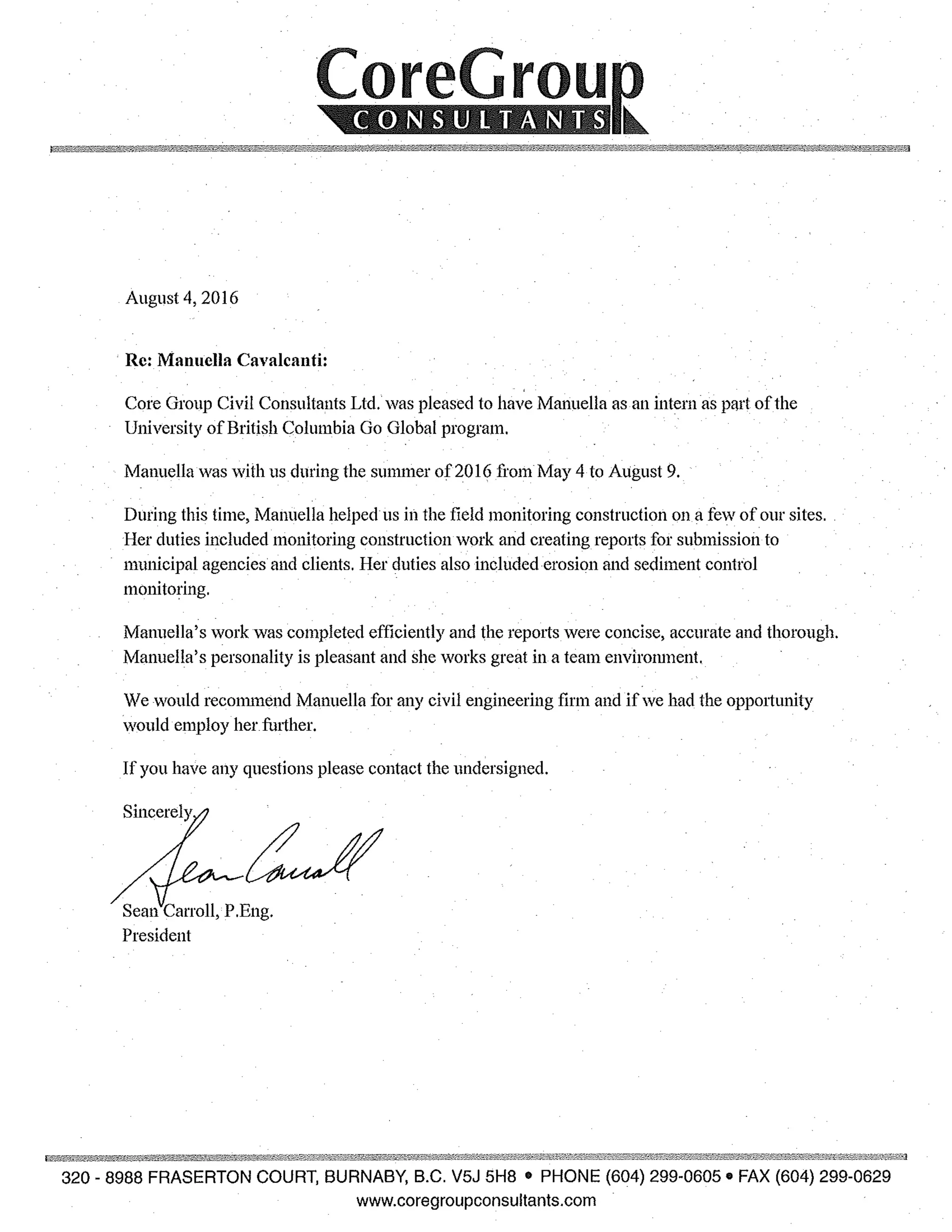 Reference Letter | PDF