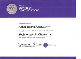 ASCPcertificate | PPT