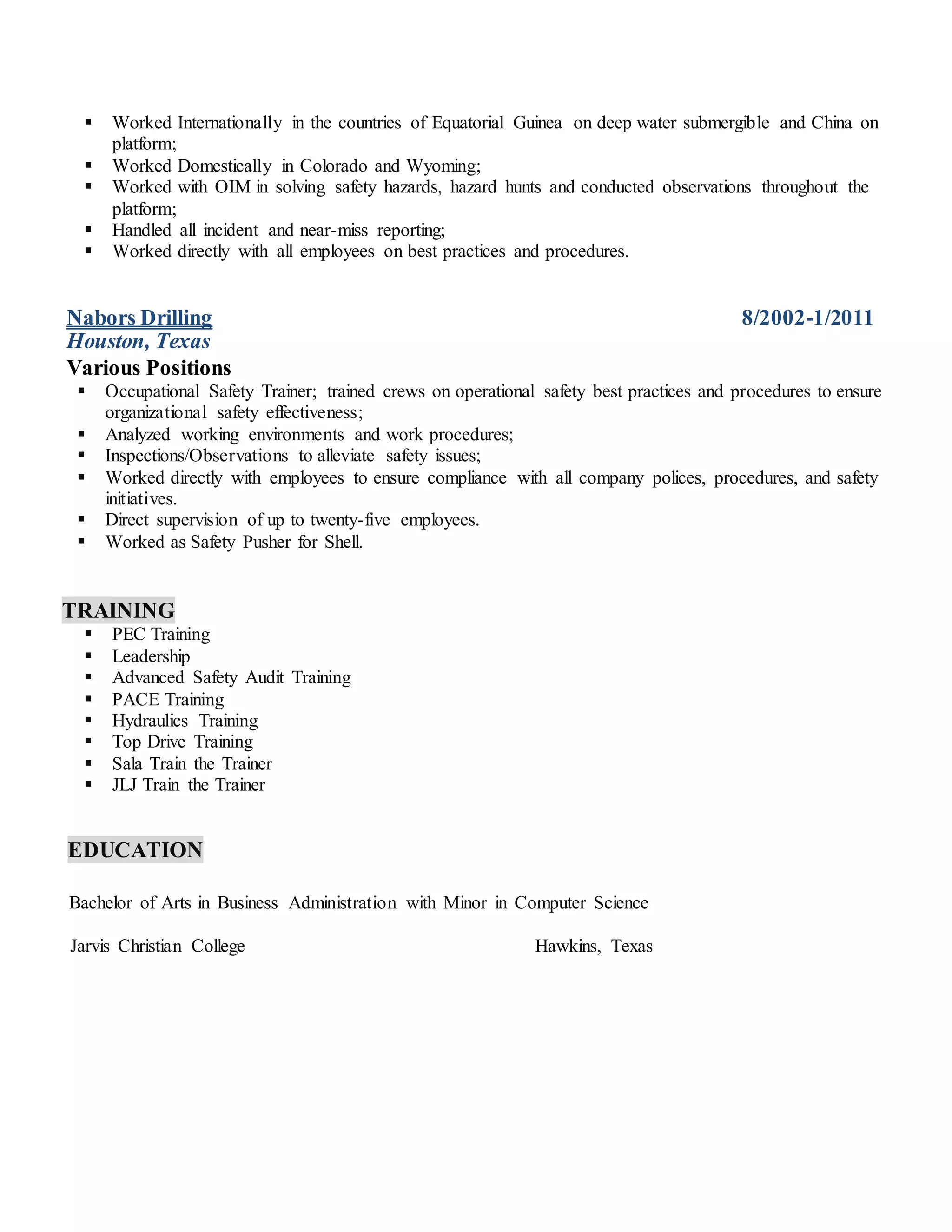 Ron Cardwell Resume 2015 | DOCX