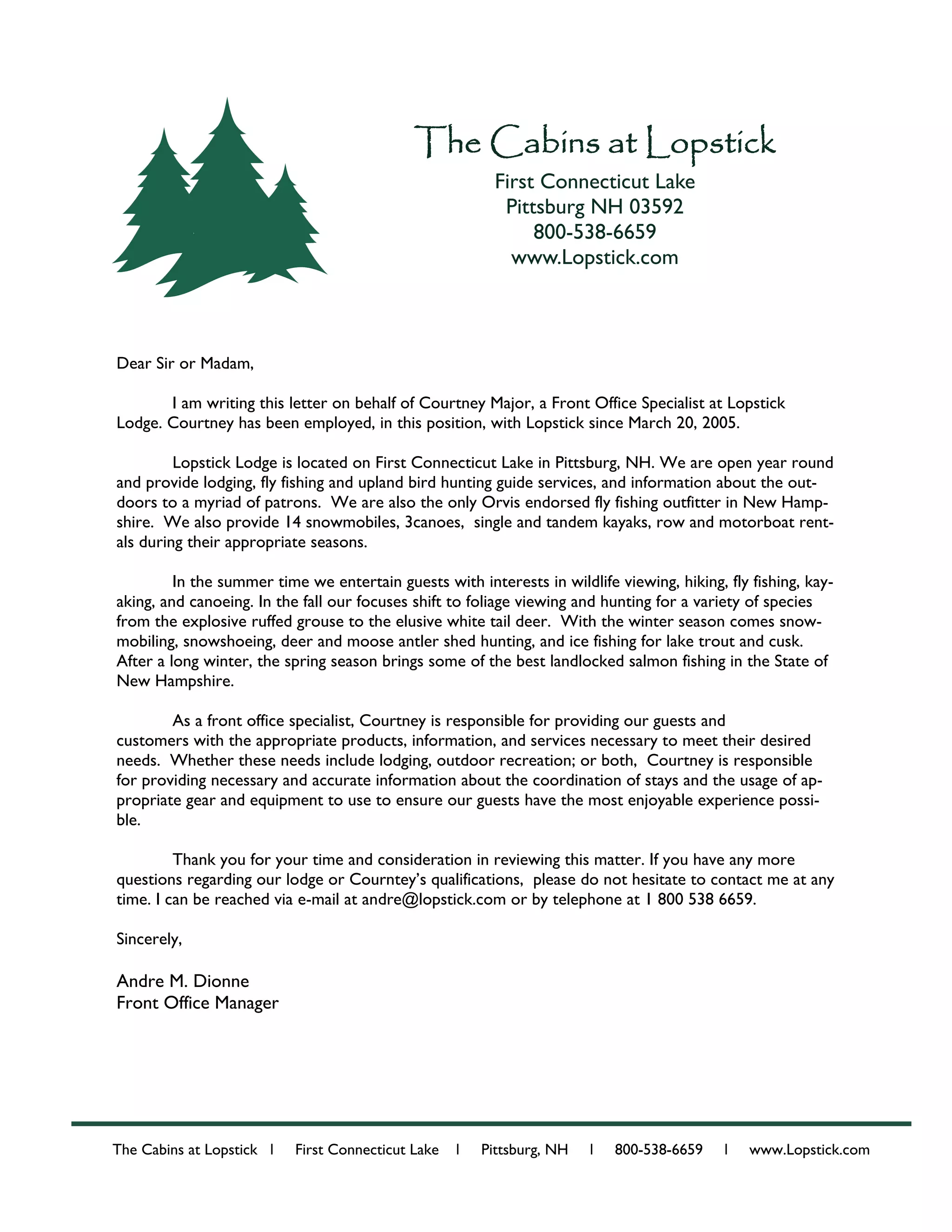 courtneys letter | PDF | Fishing Sports | Sports