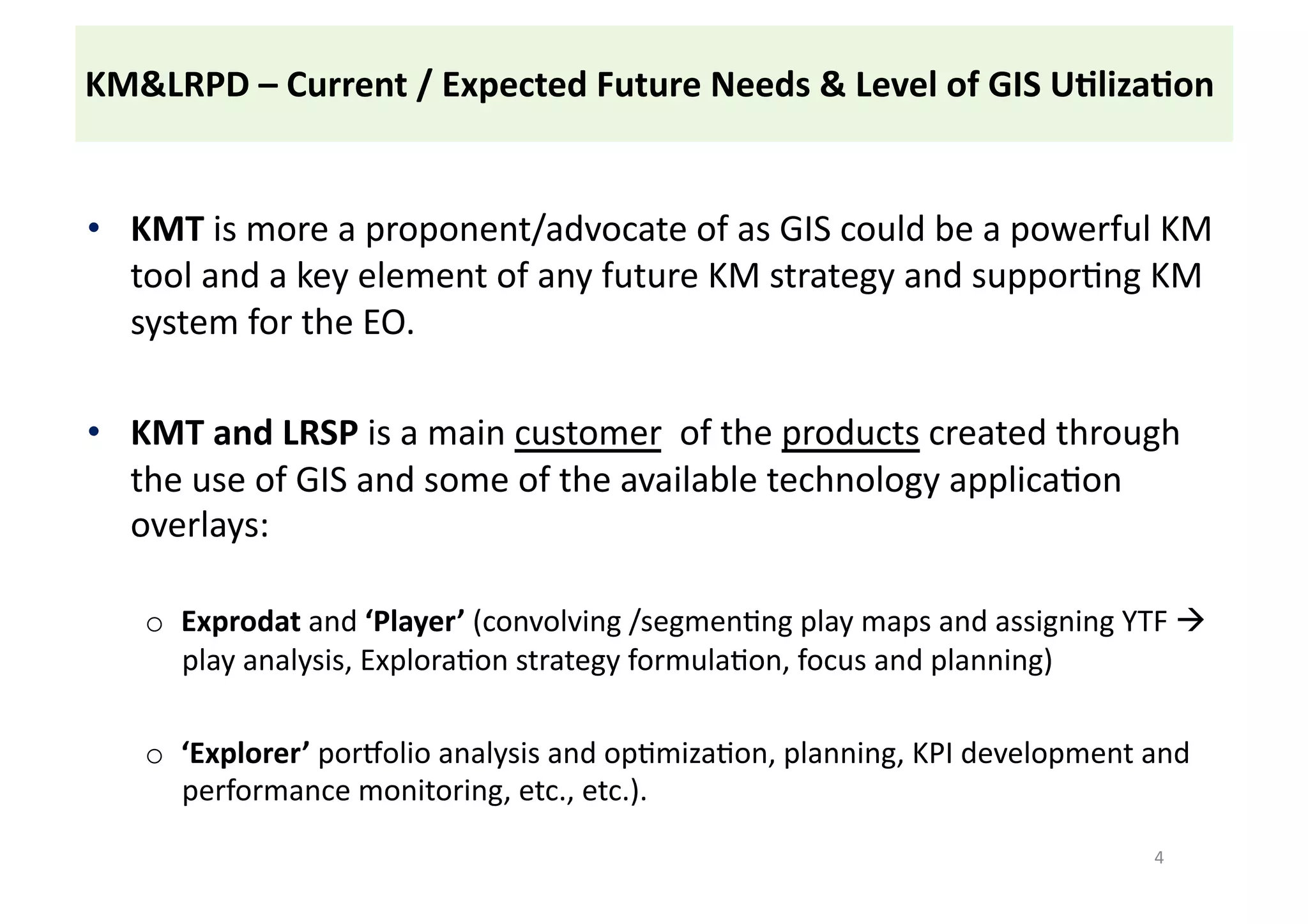 GIS-KM-LRSP | PPT