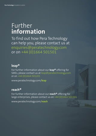 Pera Technology_Innovation in action | PDF