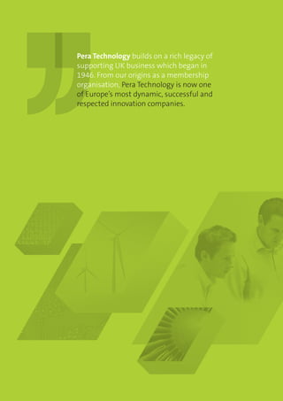 Pera Technology_Innovation in action | PDF