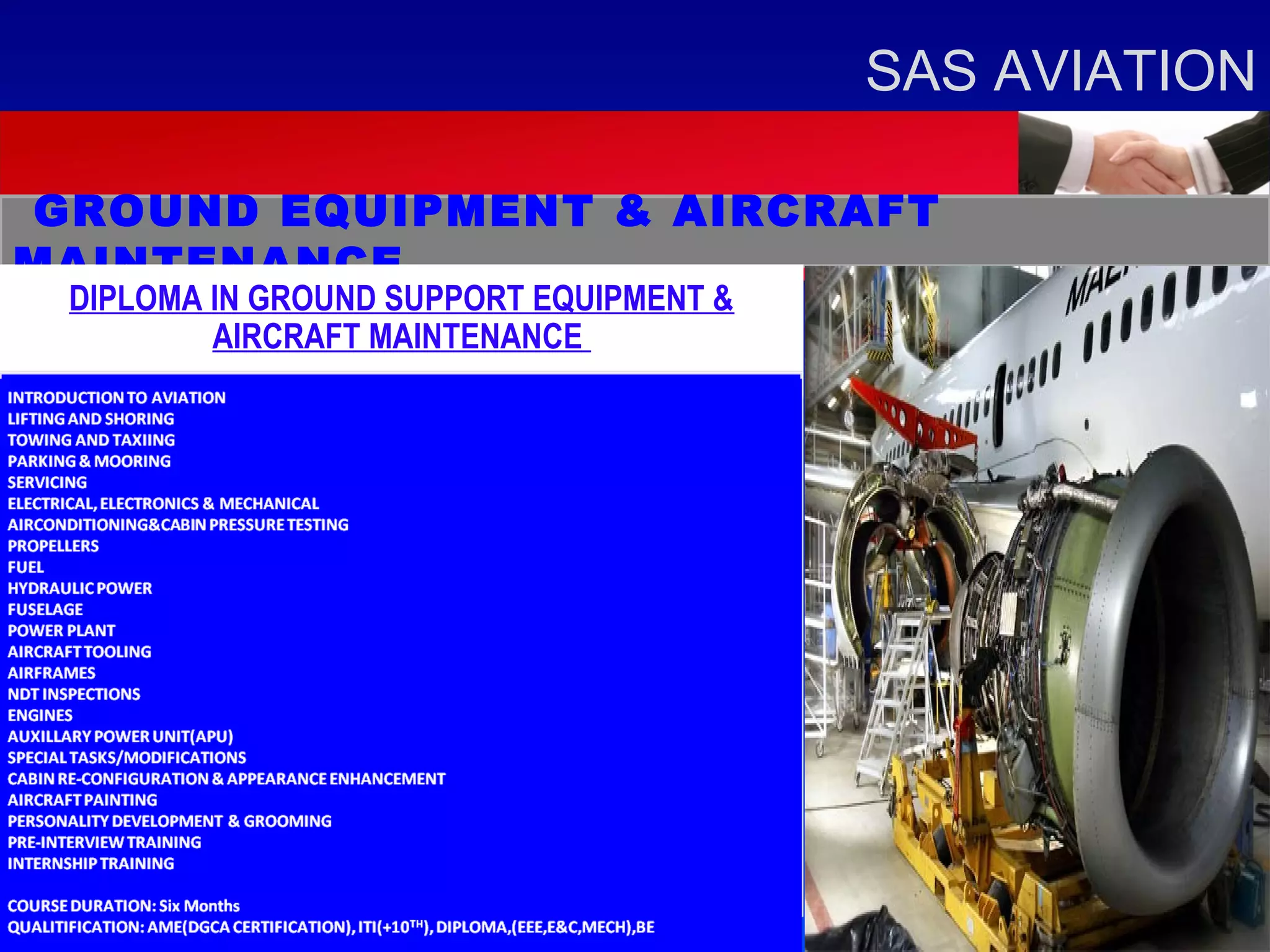 SAS Aviation Academy seminar presentation | PPT