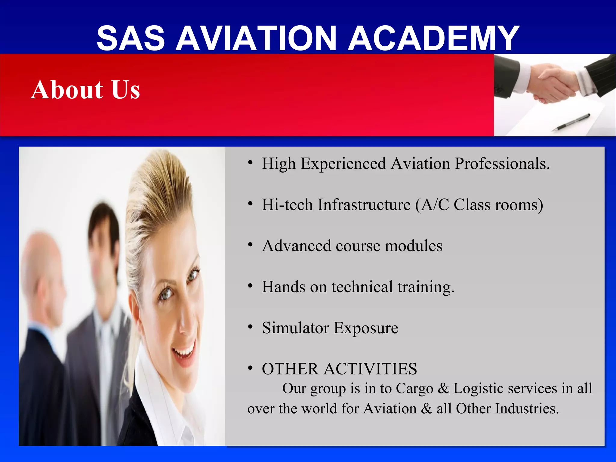 SAS Aviation Academy seminar presentation | PPT