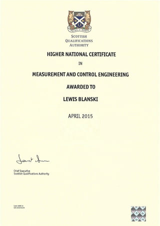 HNC Meas&Control | PDF