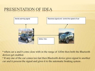 carspeed control by bluetooth | PPTX