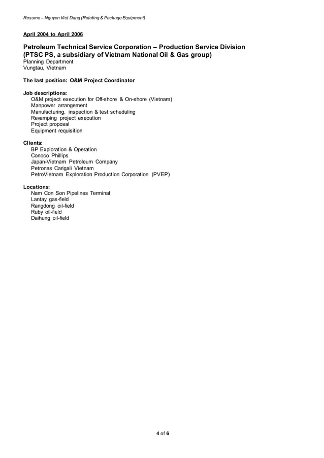 Nguyen Viet Dang _ Rotating & Package | PDF