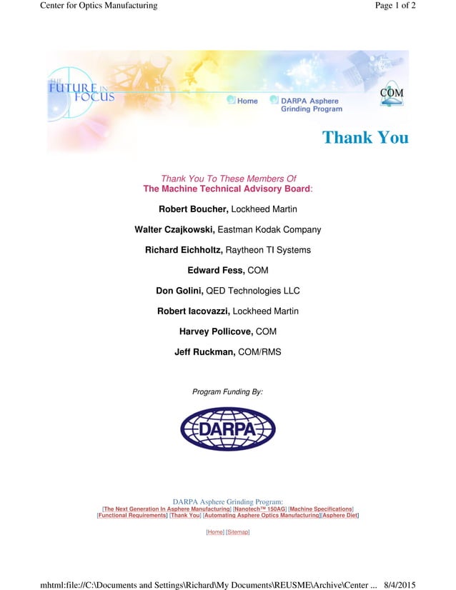 The Machine Technical Advisory Board | PDF