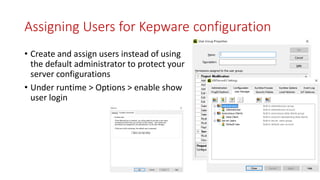 7. Kepware_Security | PDF | Operating Systems | Computer Software and ...
