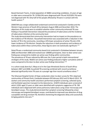 Systematic home screening for active pulmonary tuberculosis in the San ...