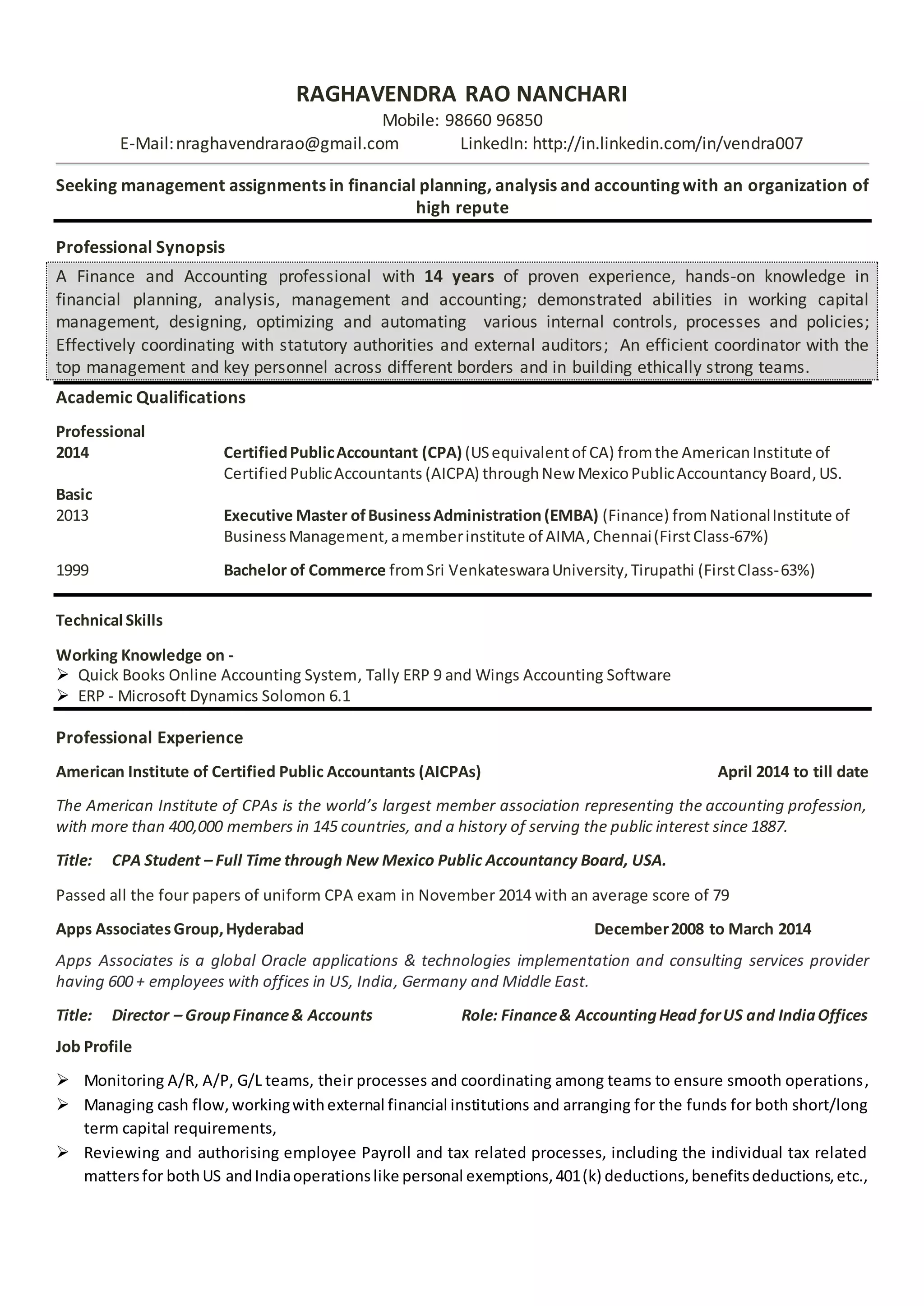 Resume_Raghu-11212014 | DOC