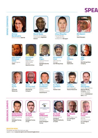 The MENA Mining Show 2015 Brochure | PDF