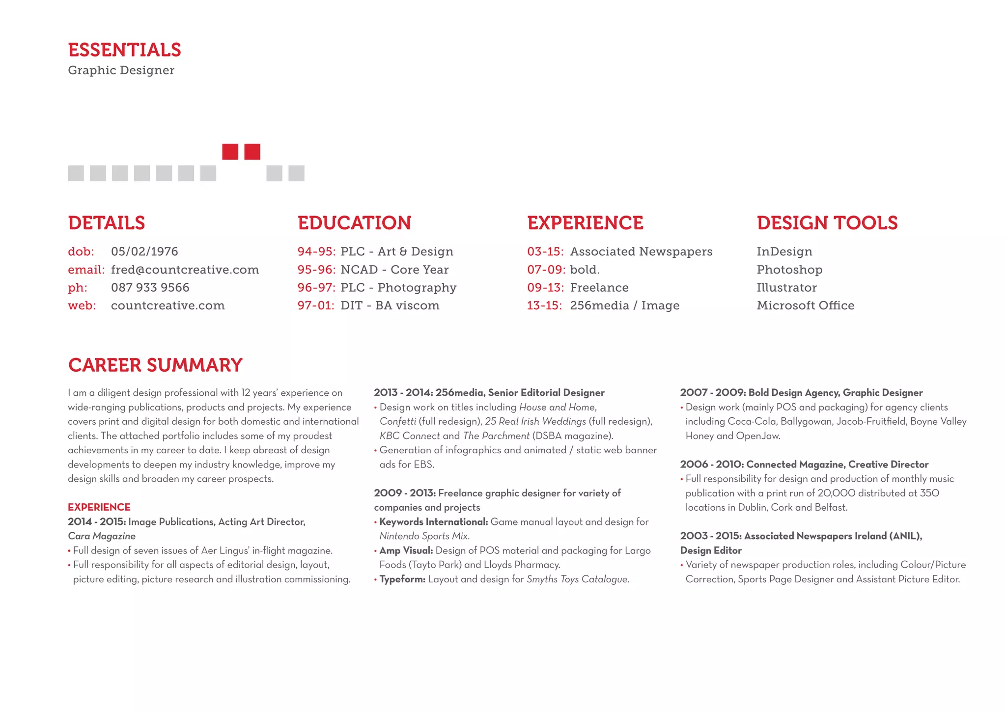 fred_murray_CV_2015 | PPT