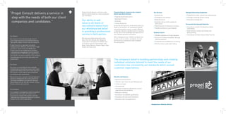 Propel Consult profile | PDF