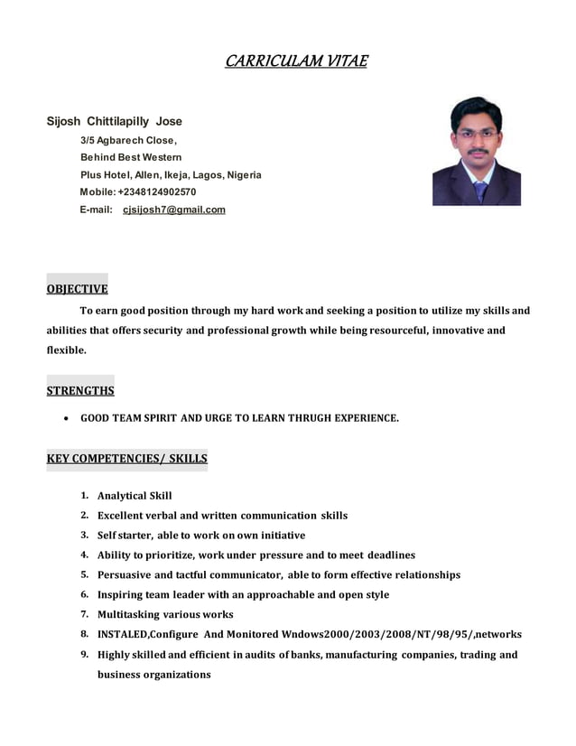 SIJOSH RESUME | DOCX