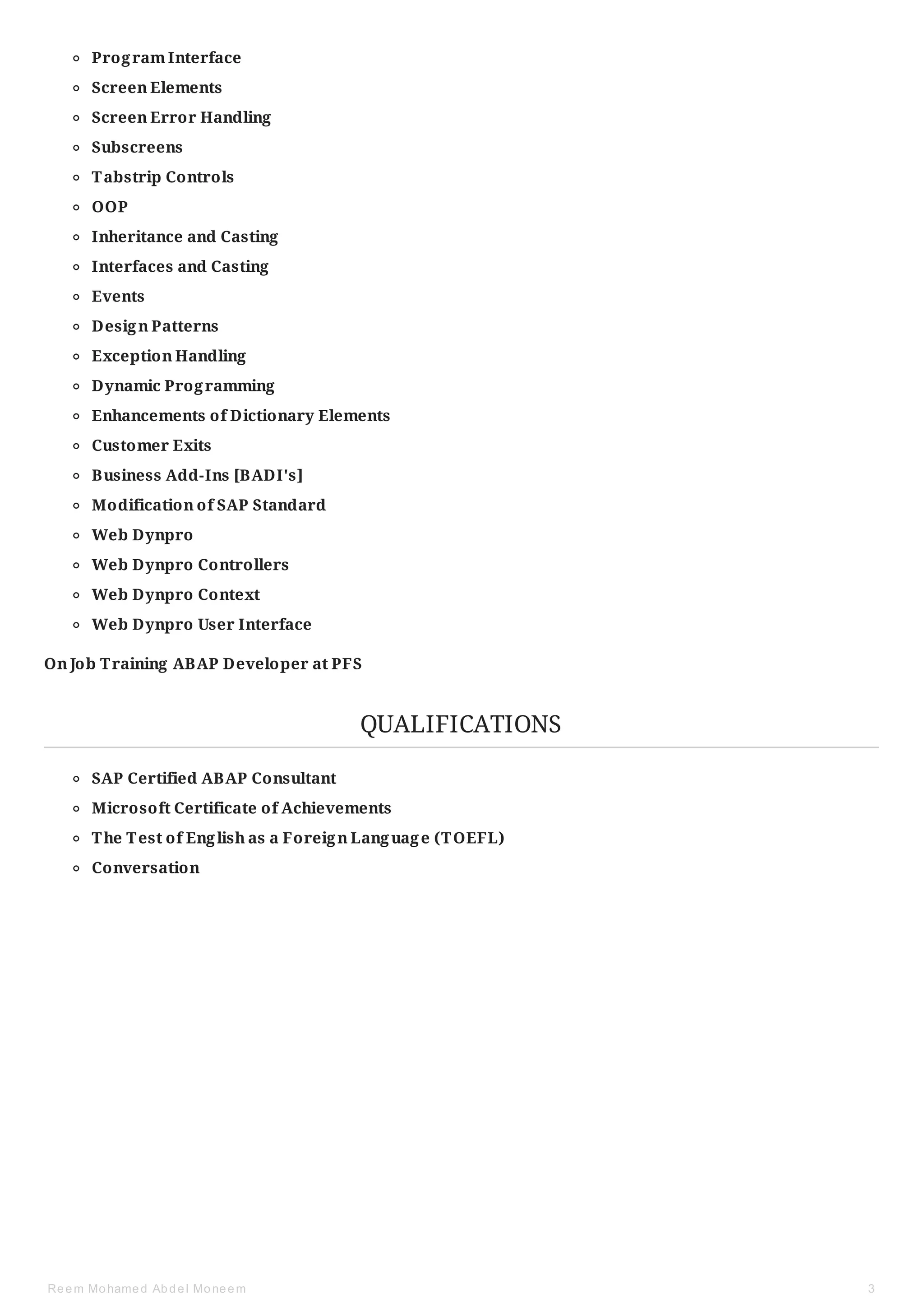 Reem Mohamed | PDF | Programming Languages | Computing