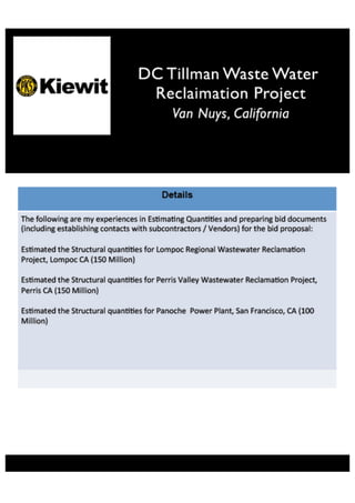 Kiewit Portfolio | PDF