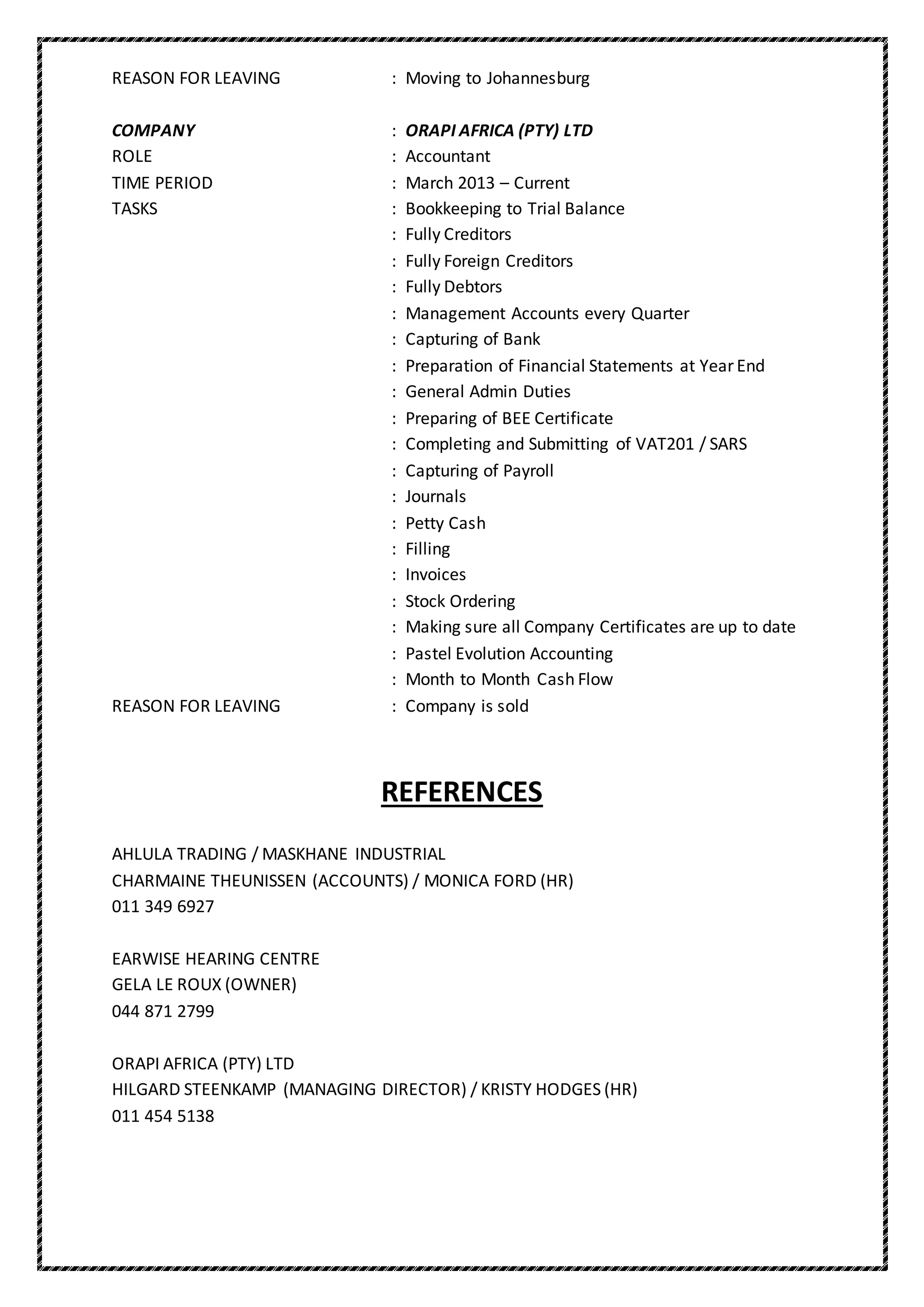 CURRICULUM VITAE M MYERS (3) | DOCX